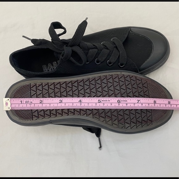 Basic Editions | Shoes | Youth Basic Editions Black Canvas Sneakers ...